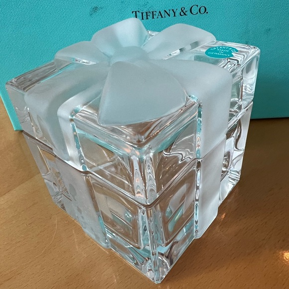 Tiffany & Co. | Other | Tiffany Co Crystal Tiffany Trinket Box | Poshmark